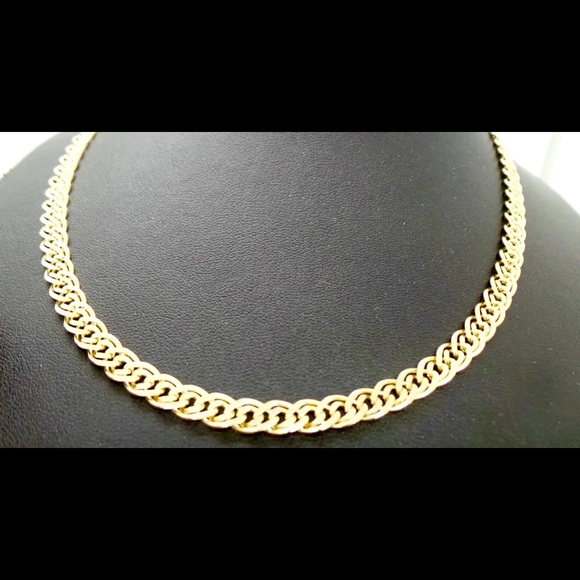 Accessories | 14k Italian Yellow Gold Italian Link Chain Necklace ...